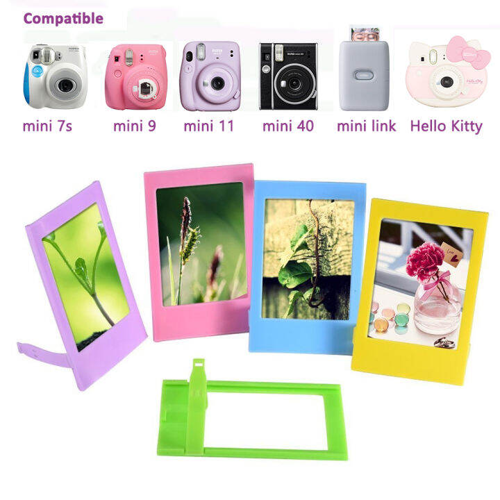 CAIUL Plastic Table Photo Stand Frame for Fujifilm Instax mini Film ...