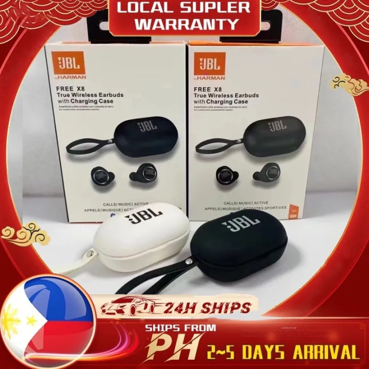 JBL Free X8 Earbuds Wireless Earbuds Active Noise Comfortable Secure ...