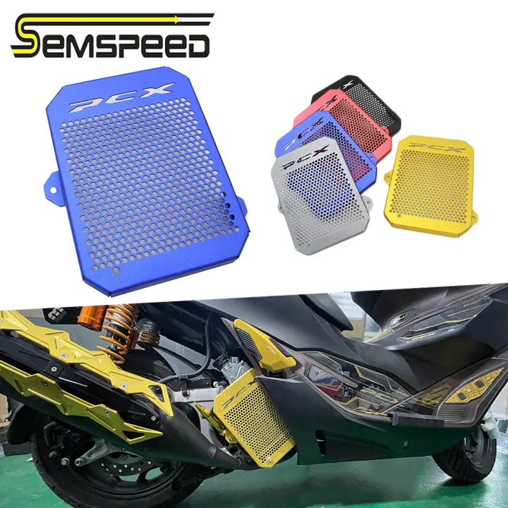 SEMSPEED Motorcycle Radiator Grille Grill Guard Cover Protector For ...