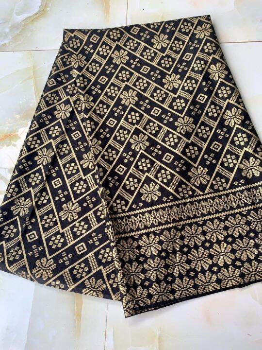 kain batik prada gold/kain batik pekalongan/kain batik murah/bahan kain ...