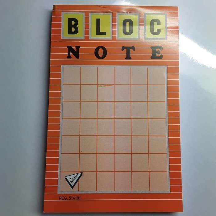 Block Note Garis Prima KECIL no 5/Bloc Notes KECIL/Memo/Buku Catatan ...