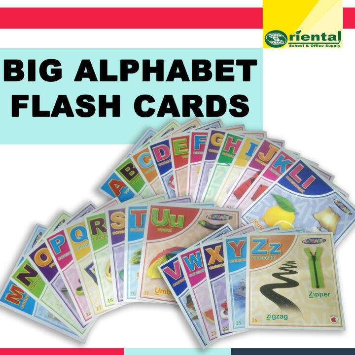 W Big Alphabet / Bagong Alpabeto Flash Card for your Kids - 6 x 6 ...