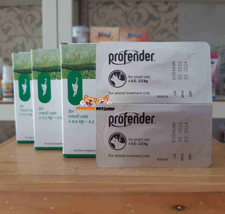 Profender Spot-On 0,35ml For Small Cats (1 Tube) - Obat Cacing Kucing ...