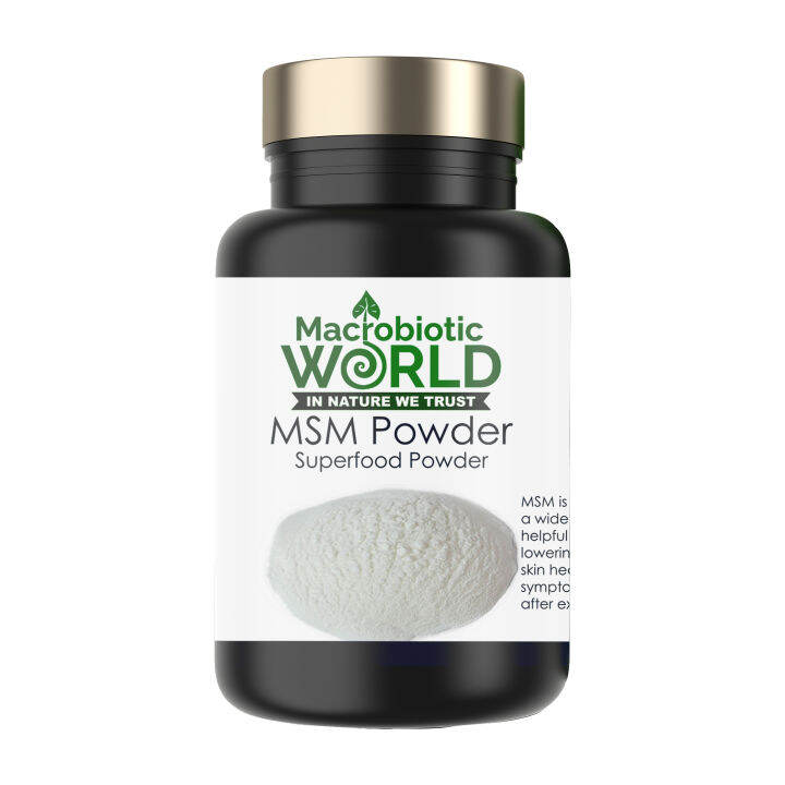 MSM Powder 100g ผงเมทิลซัลโฟนินมีเทน | By Natural Efe | Lazada.co.th