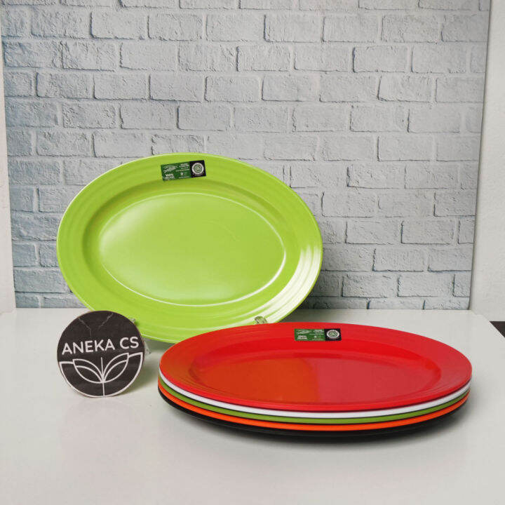 Piring Oval Melamin 9.5 inch - Piring Saji Melamine - Piring Lodor ...