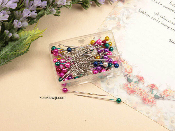 JARUM PENTUL HIJAB CAMPUR/Jarum Pentul hijab Kemasan Mika - Jarum ...