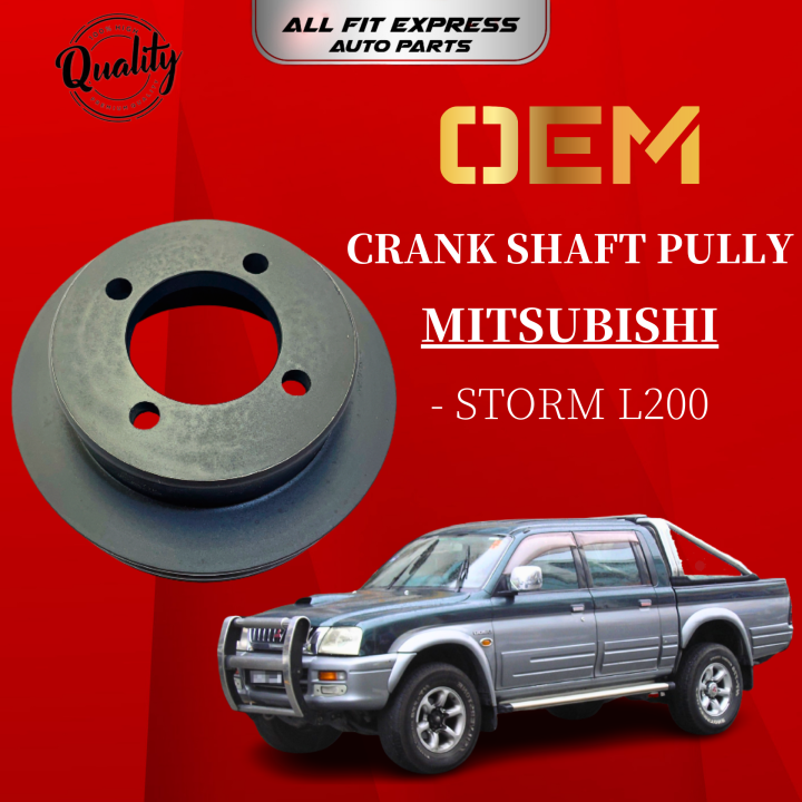 MITSUBISHI STORM L200 CRANK SHAFT PULLEY 100% ORIGINAL AUTHENTIC ...