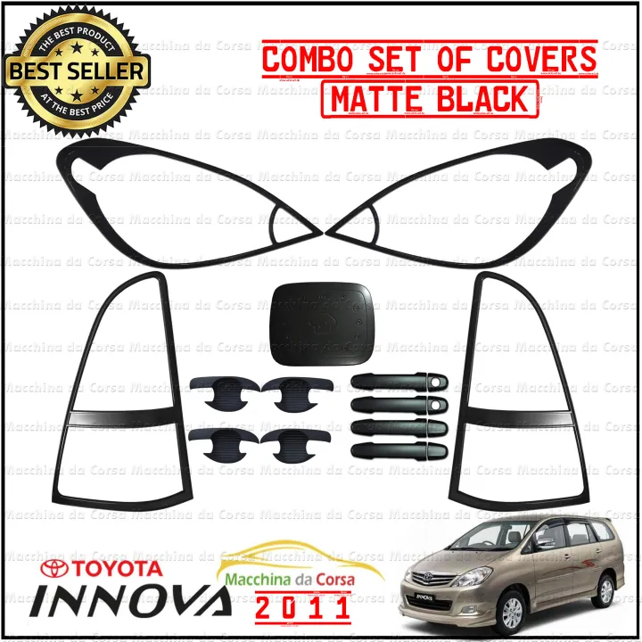 Toyota Innova 2011 Combo Set of Headlight and Tail light Cover ; Door ...