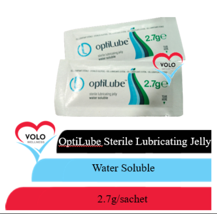 Optilube (2.7g sachet) Sterile Lubricating Jelly (Water Soluble) - 144 ...