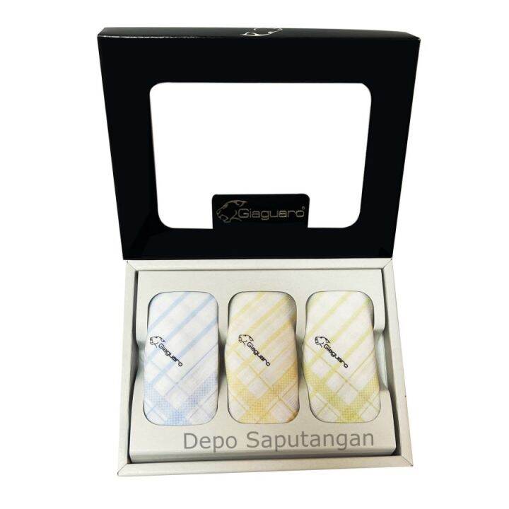 Sapu Tangan Pria / Selampe Pria ( Dasar Warna ) isi 6 | Lazada Indonesia