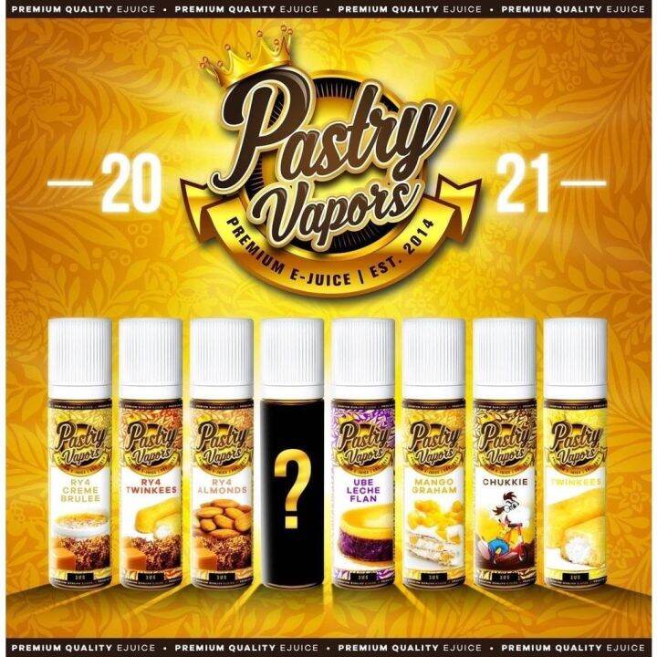 my67b47 PASTRY VAPORS PREMIUM VAPEJUICE 50ML 3/6/9/12MG (LEGIT) | Lazada PH
