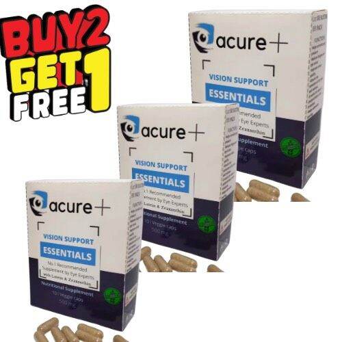 "Vision Care Bundle: Acure+ 20 Capsule + Eye Supplement Buy 2 Take 1 ...