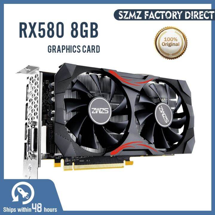 1 SZMZ Radeon Video Card RX 580 8GB GDDR5 256Bit Rx580 Graphics Card 1 SZMZ Radeon Video Card RX 580 8GB GDDR5 256Bit Rx580 Graphics Card