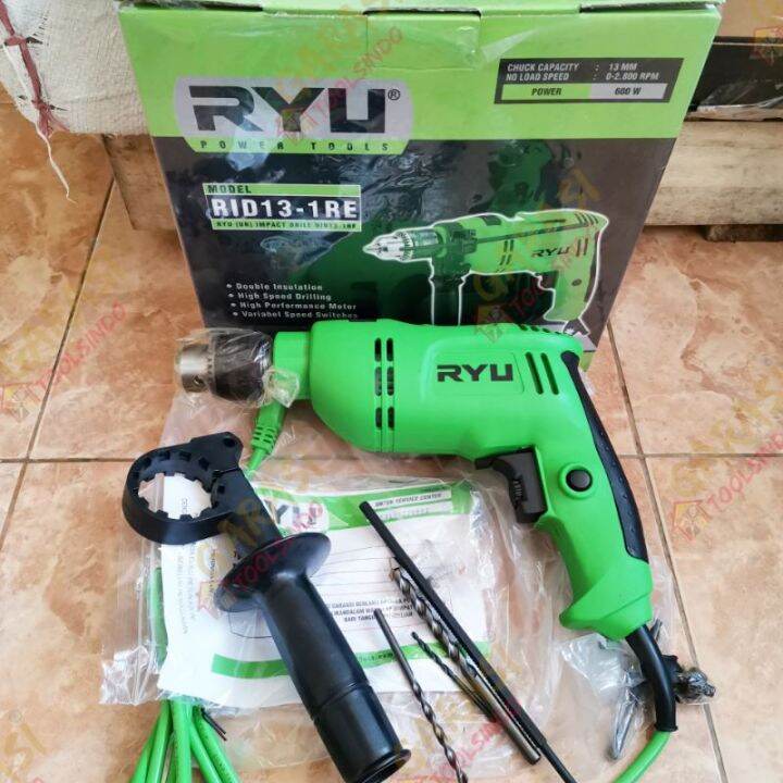 mesin bor tembok RYU RID13-1RE mesin bor 13mm ryu tekiro bor impact ...