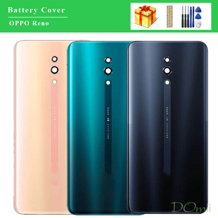 ด้านหลังประตูกระจกสำหรับ OPPO Reno ฝาหลัง CPH1917 Reno กรณีเปลี่ยน ...
