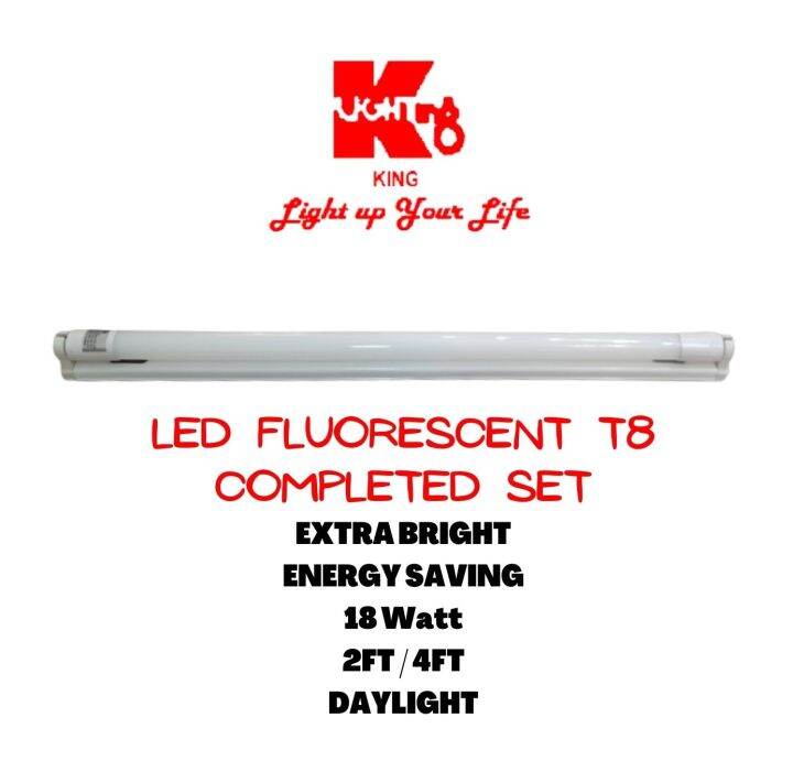 LED FLUORESCENT T8 2FT / 4 FT COMPLETED SET / TUBE ONLY / CASING ONLY ...