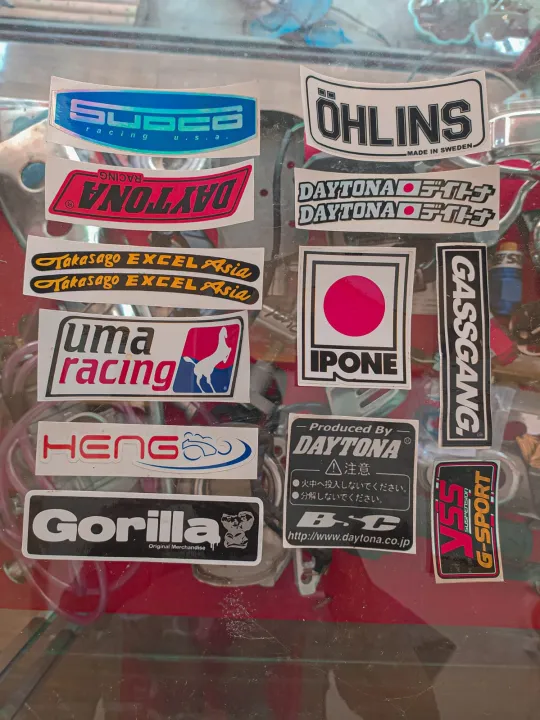 STIKER STICKER CUTTING RACING sudco daytona tk racing brt rcb yss uma ...