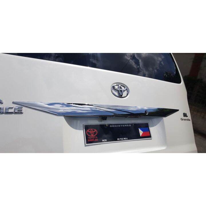 Rear Trunklid Trim Spada For Toyota Hiace GL Grandia 2005 to 2018 ...