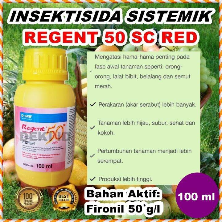 Regent 100 ml 50SC Insektisida Sistemik Plus Zat Pengatur Tumbuh ZPT ...
