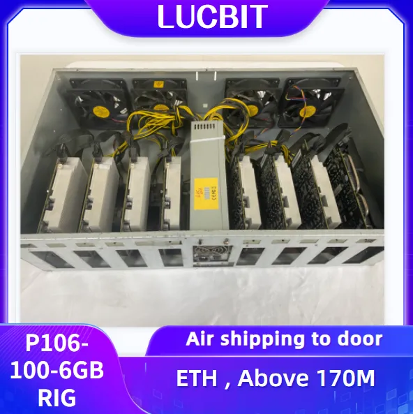 LUCBIT ใช้ P106 100 6GB กราฟิกการ์ด Eth เครื่องขุด Rig Crypto Gpu ...