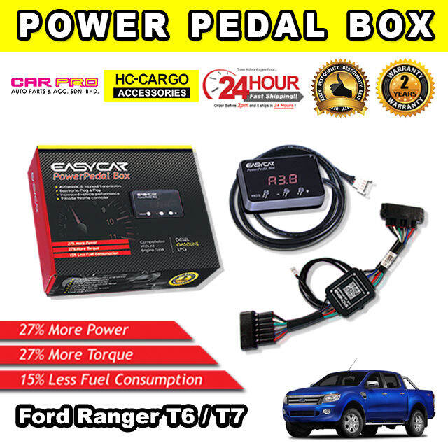 Ford Ranger T6/T7/ Mazda BT50 EASYCAR Power Pedal Box Accelerator Pedal ...