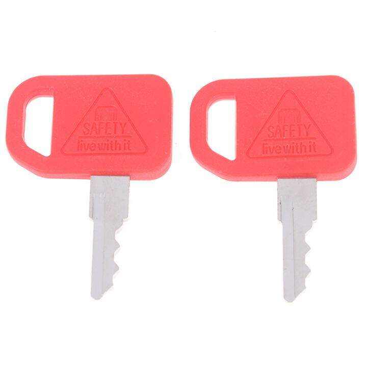 BIANZAI 2Pcs JDR Excavator Keys for John Deere AT195302 AR51481 600 ...