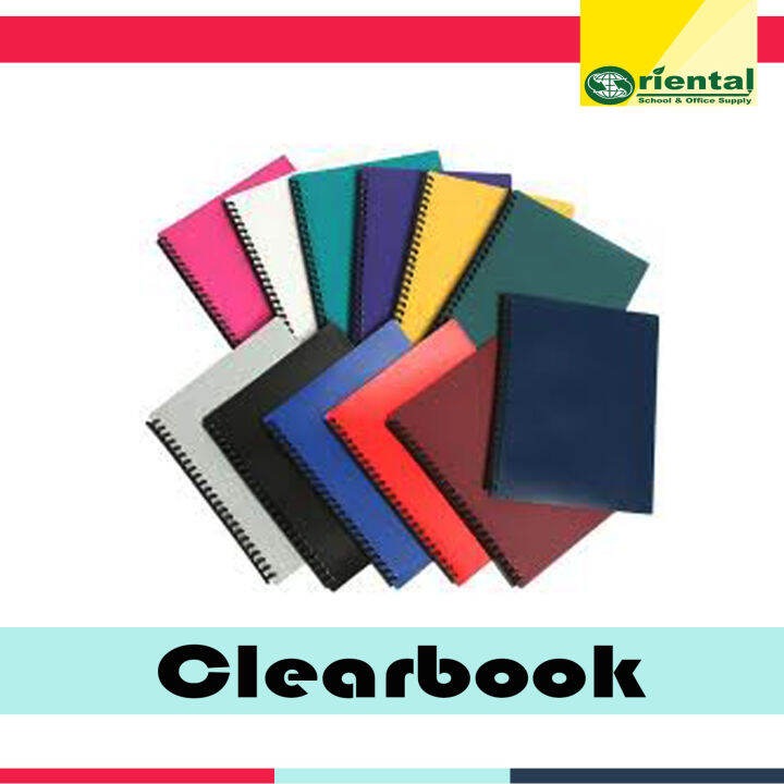 Long Refillable Clearbook - 20 pockets inside - Durable Clear book in ...