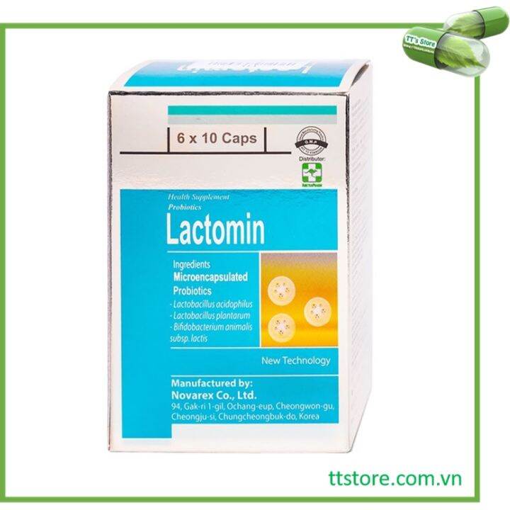Viên uống Lactomin Hàn Quốc (Hộp 60 viên) [lactamin dạng viên, men vi ...