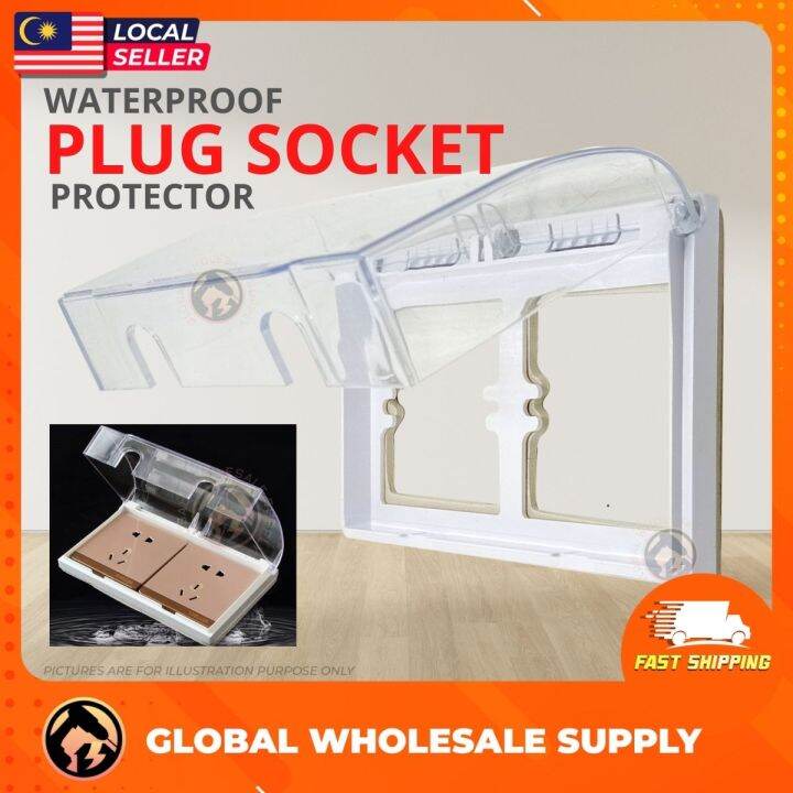 PROTECTIVE SPLASH SOCKET Cover Kalis Air Cover Socket Penutup Suis ...