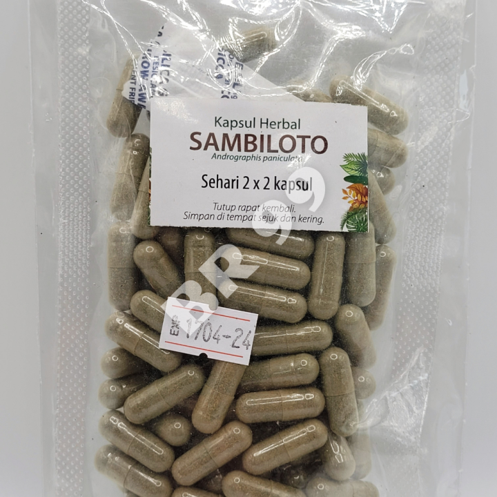 Sambiloto Kapsul Original isi 100 Sambiloto Kapsul Diabetes Kapsul ...