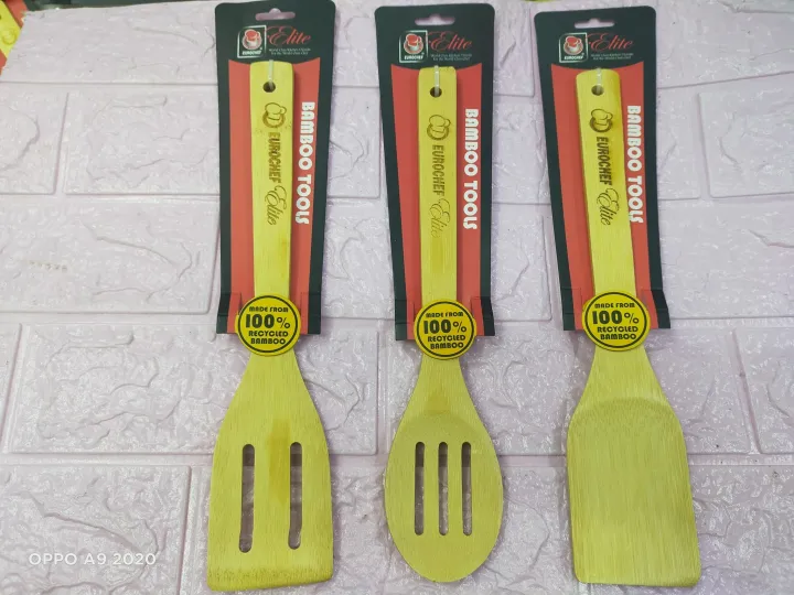 Eurochef Bamboo kitchen Tools set | Lazada PH