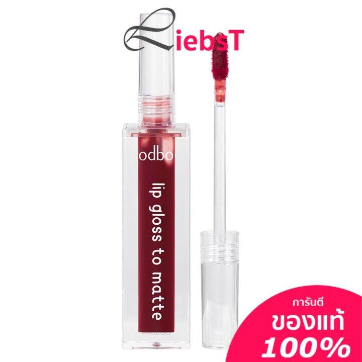 ลิปกลอส ODBO Lip Gloss To Matte ลิปจุ่ม ลิปกลอส (OD5006) | Lazada.co.th
