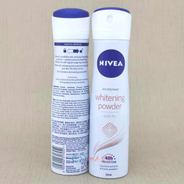 Nia Anti-Perspirant Nivea anti-perspirant Spray Body Lotion for Men and ...