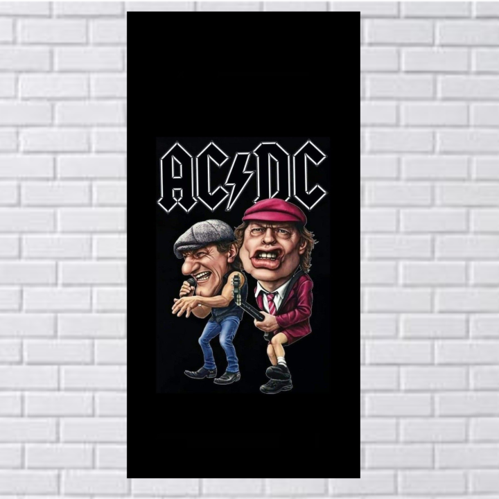 POSTER BAND ROCK ACDC/POSTER BAND ROCK LUAR NERGRI/POSTER BAND LUAR ...