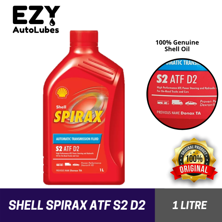 Shell Spirax S2 ATF D2 1L👉 100% Original Shell Malaysia Stock | Lazada
