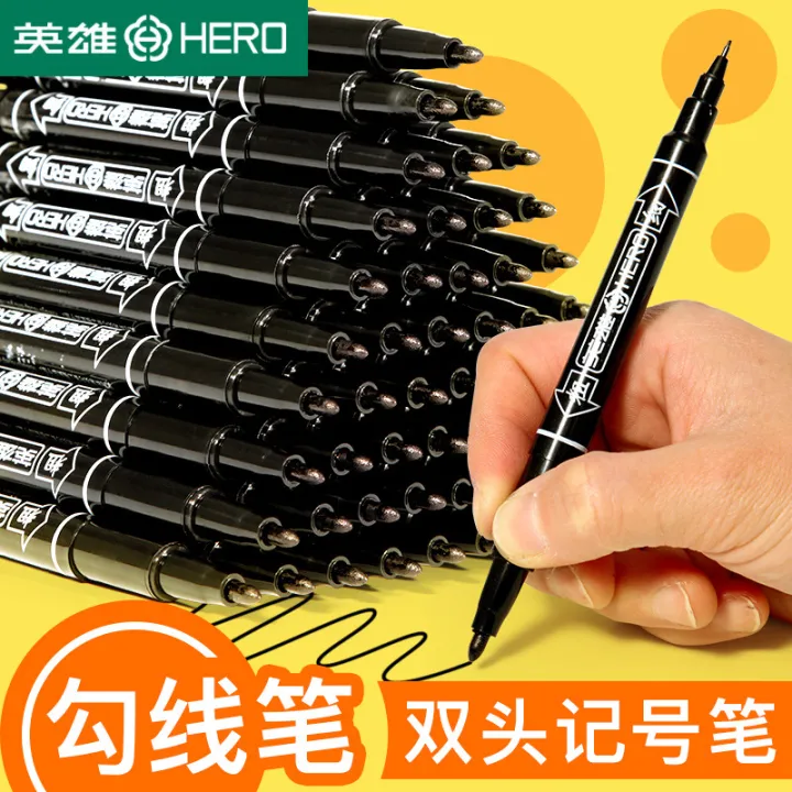 Marking pen black fine head line drawing pen students' art tracing ...