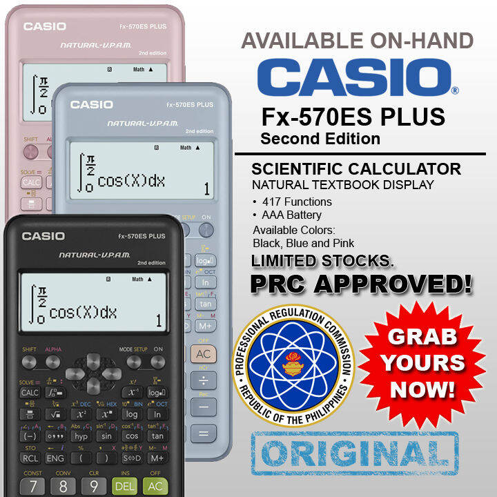 Original Casio Fx-570ES Plus 2nd Edition | Lazada PH