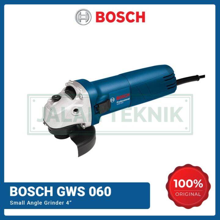 Mesin Gerinda Bosch 4in GWS 060 Small Angle Grinder 4”– GWS060 | Lazada ...