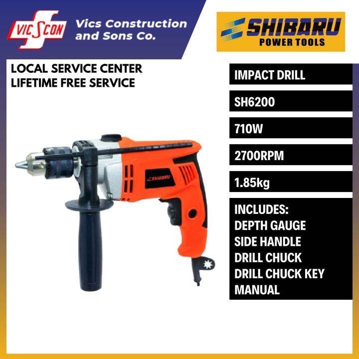 Shibaru SH6200 710W Impact Drill | Lazada PH