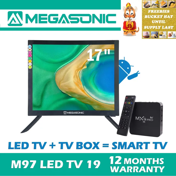 MEGASONIC M97-LED19 Smart TV 17 Inch Screen LED TV | Lazada PH