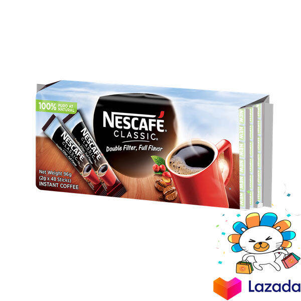 Nescafe Classic Sticks 2g x 48s 1 pack | Lazada PH