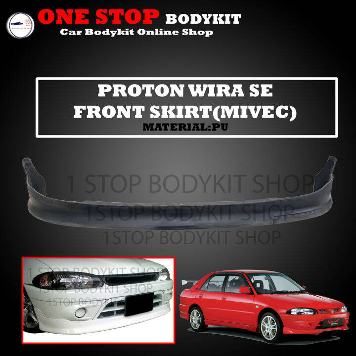 PROTON WIRA/SATRIA SE FRONT SKIRT MIVEC (FOR BUMPER SE) POLYURETHANE ...