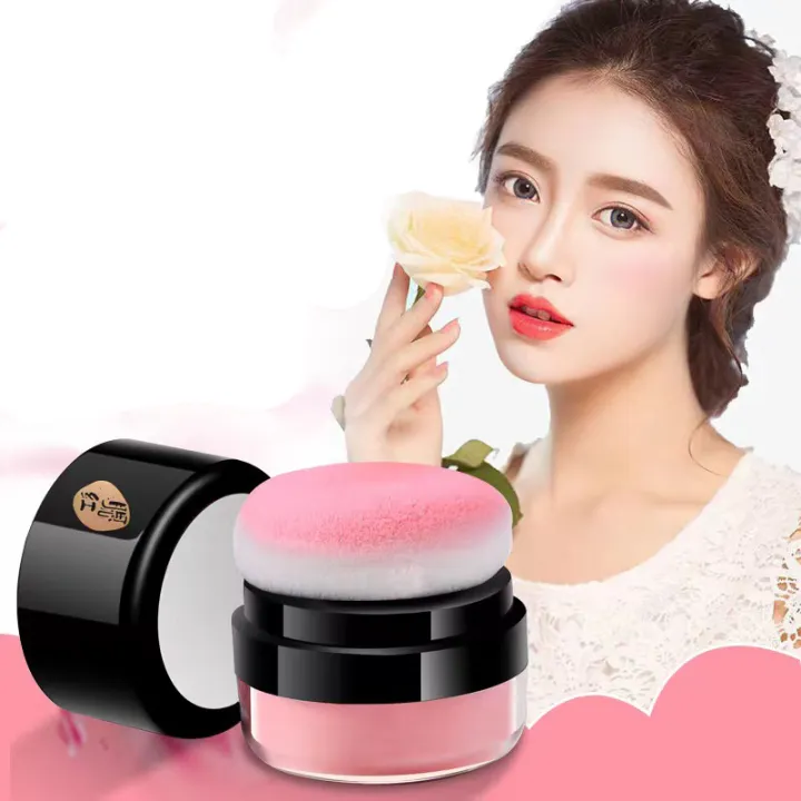 Highly Pigmented Blush Powder Soft Cheek Lightweight Blusher Powder ...