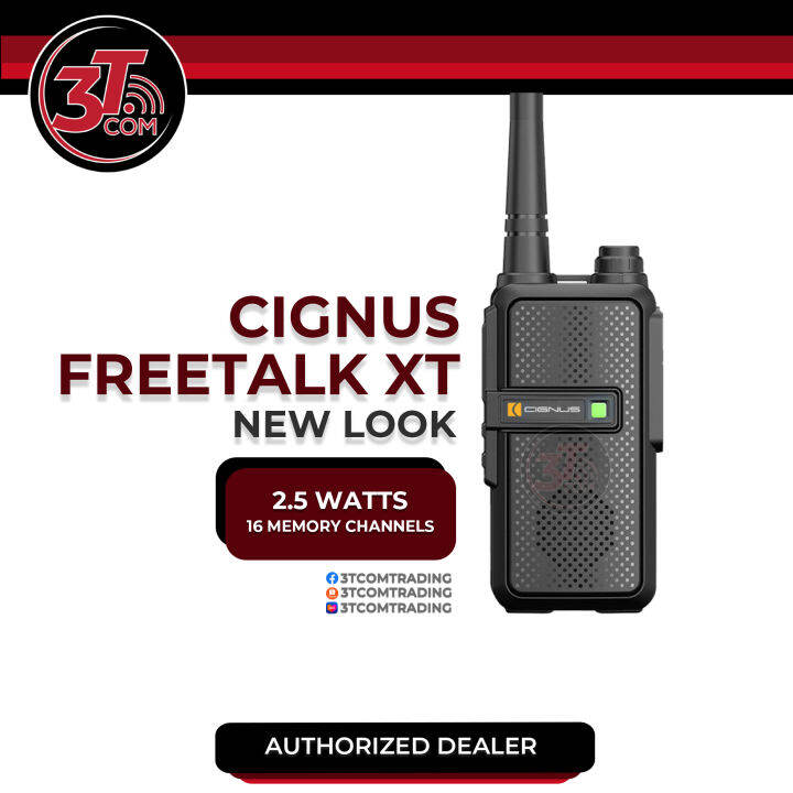 CIGNUS NEW LOOK FREE TALK XT1 (CG325 MHZ) ONE TIME LICENSE | Lazada PH