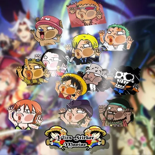 one piece anime window sticker (one piece) vinyl sticker, anime sticker ...