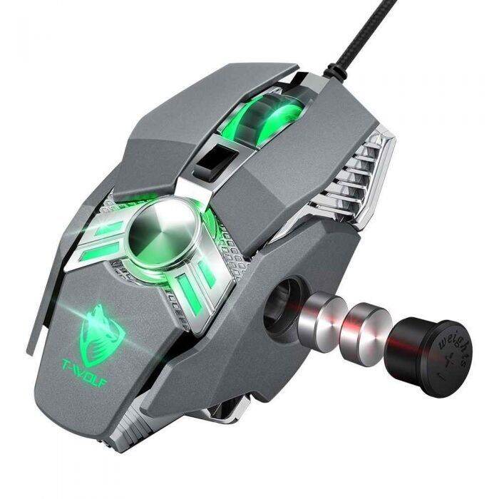 Wired Gaming Mouse V10 Ergonomic Programmable Mice with 7 Buttons 4 ...