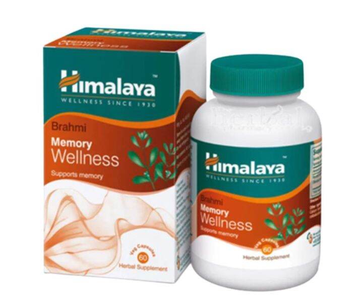 Himalaya Brahmi Memory Wellness (Supports Memory) 60 Veg Capsules ...