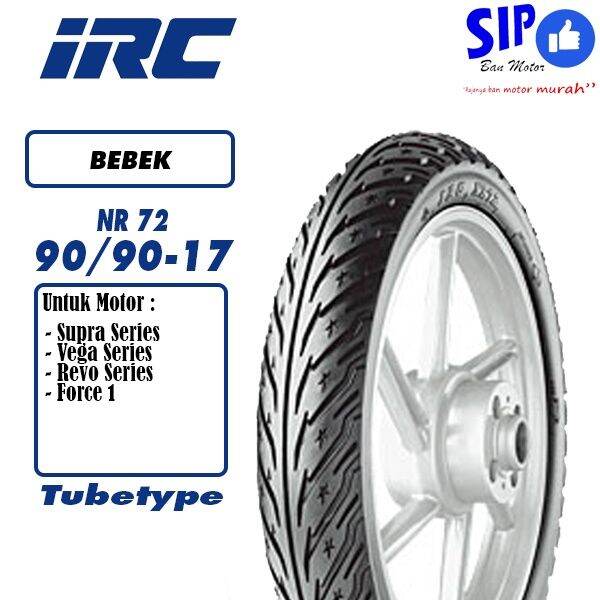 Ban motor bebek IRC NR72 90 90 ring 17 supra revo tubetype | Lazada ...