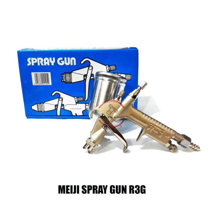 MEIJI Spray Gun R3G Alat Semprot Cat Tabung Atas 200cc Nozzle 0.6mm ...