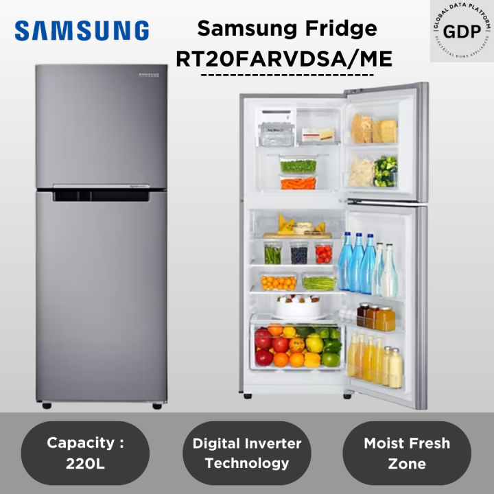 Samsung Fridge 220L RT20FARVDSA/ME with Moist Fresh Zone and ...